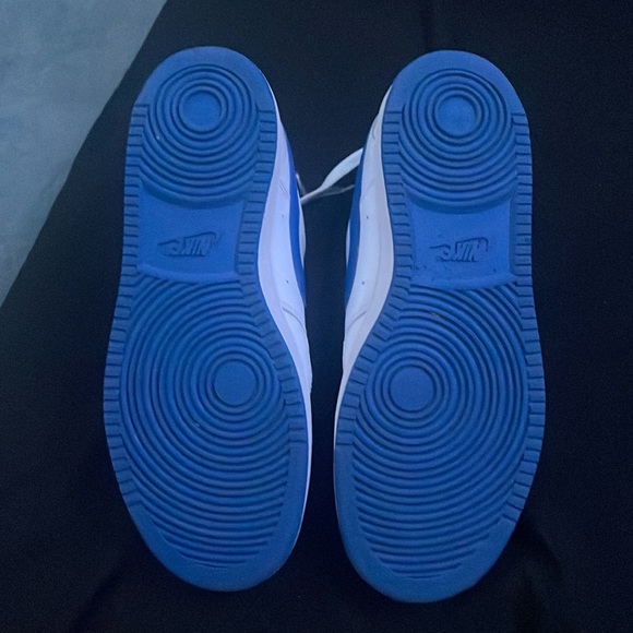 Nike | Shoes | Nike Court Vision Low White And Blue | Poshmark